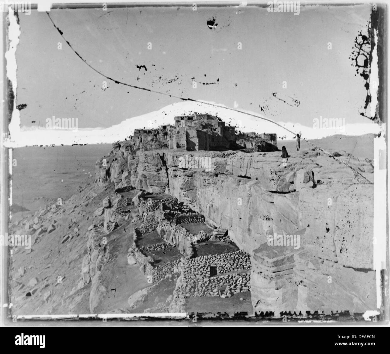 A photograph of Hopi pueblos, traditional Native American communities ...