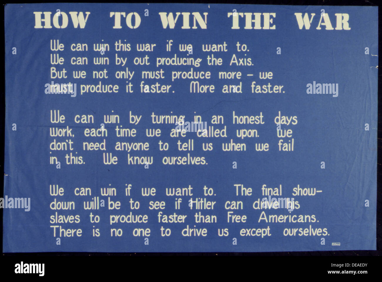 How To Win the War 534363 Stock Photo - Alamy