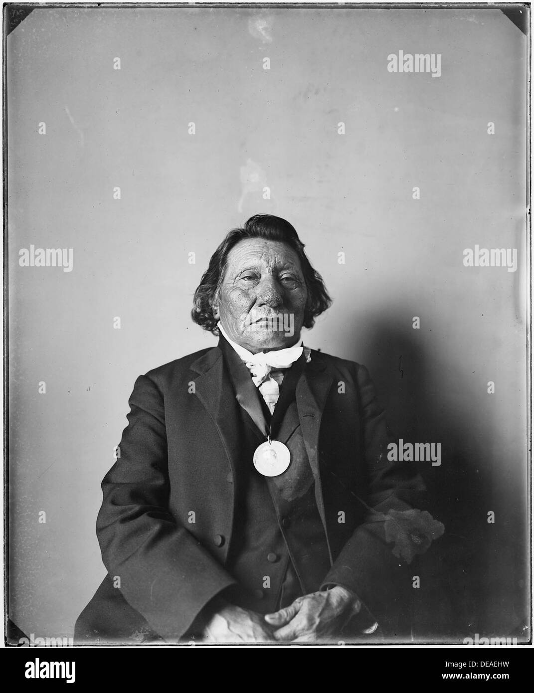 Showcasing classical facial features Black and White Stock Photos ...