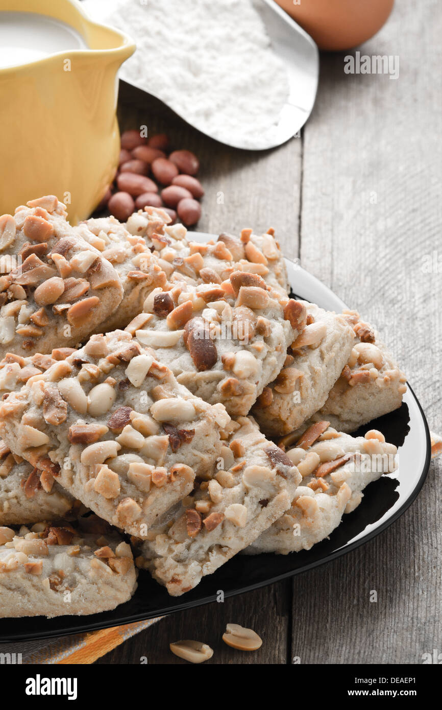 Cookies with peanuts hi-res stock photography and images - Alamy