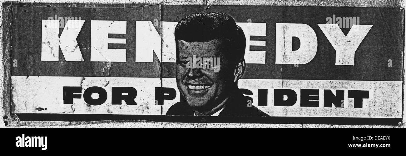 A bumper sticker featuring John F. Kennedy, the 35th President of the ...