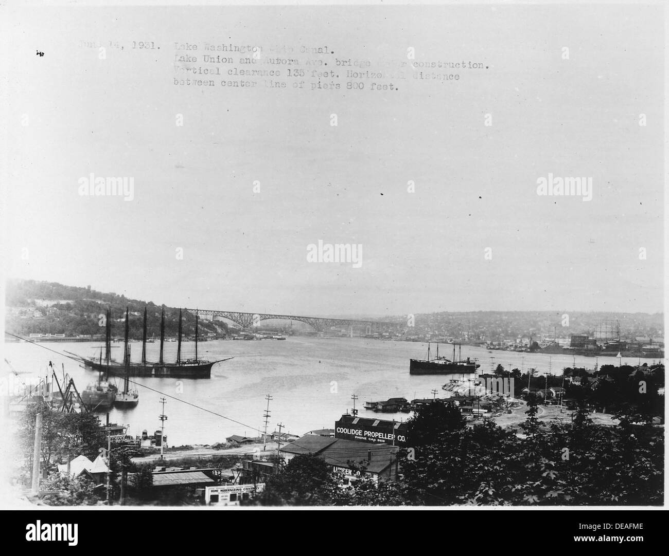Lake Washington Ship Canal, U.S. Government Locks, Seattle, Washington ...