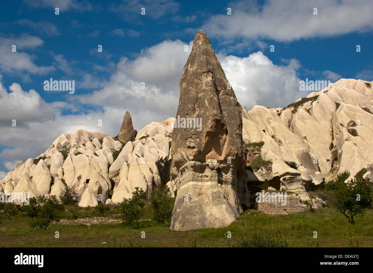 Tuff cones or fairy chimneys, Göreme National Park, Göreme, Cappadocia ...