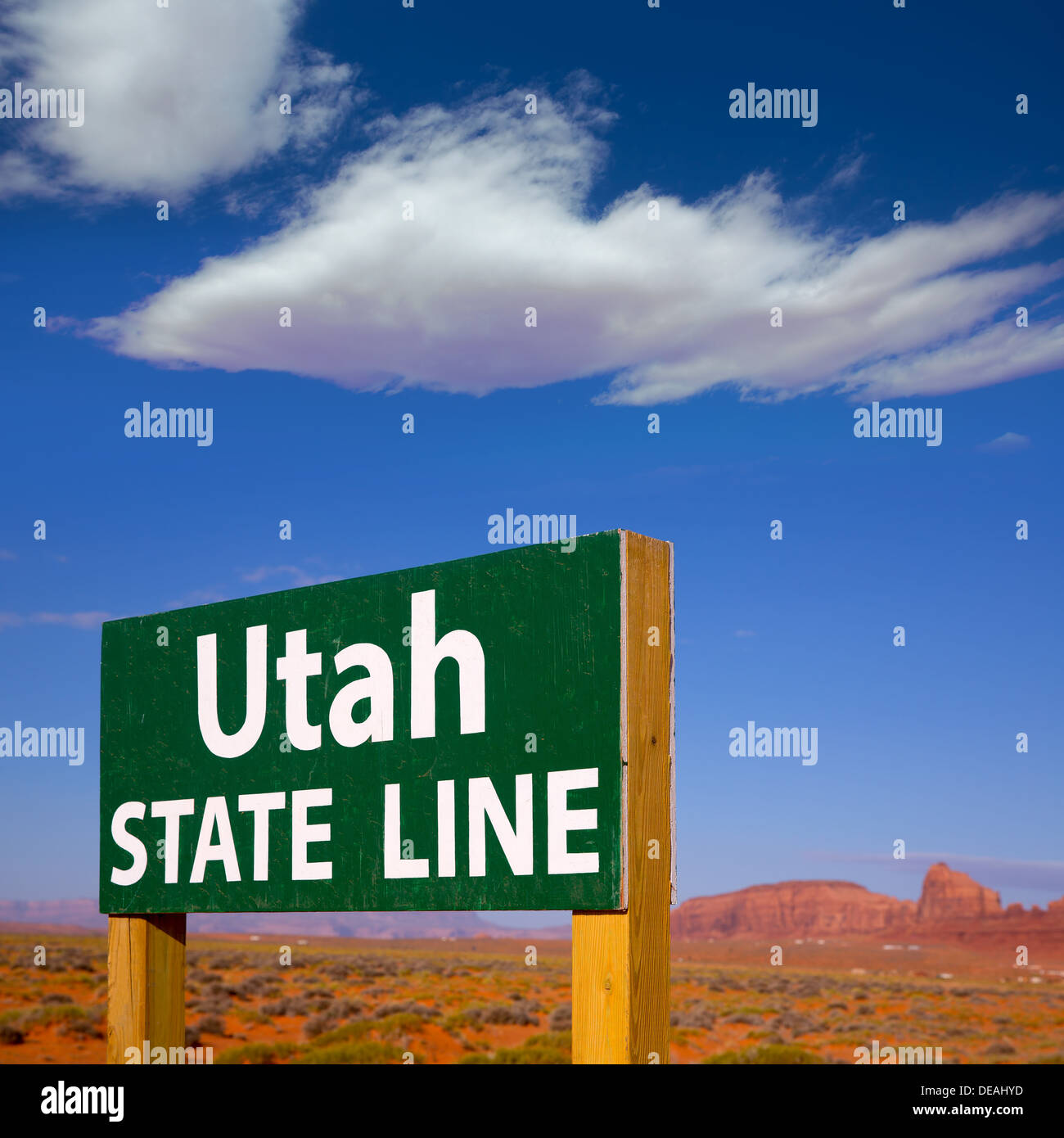 Utah arizona state line hi-res stock photography and images - Alamy