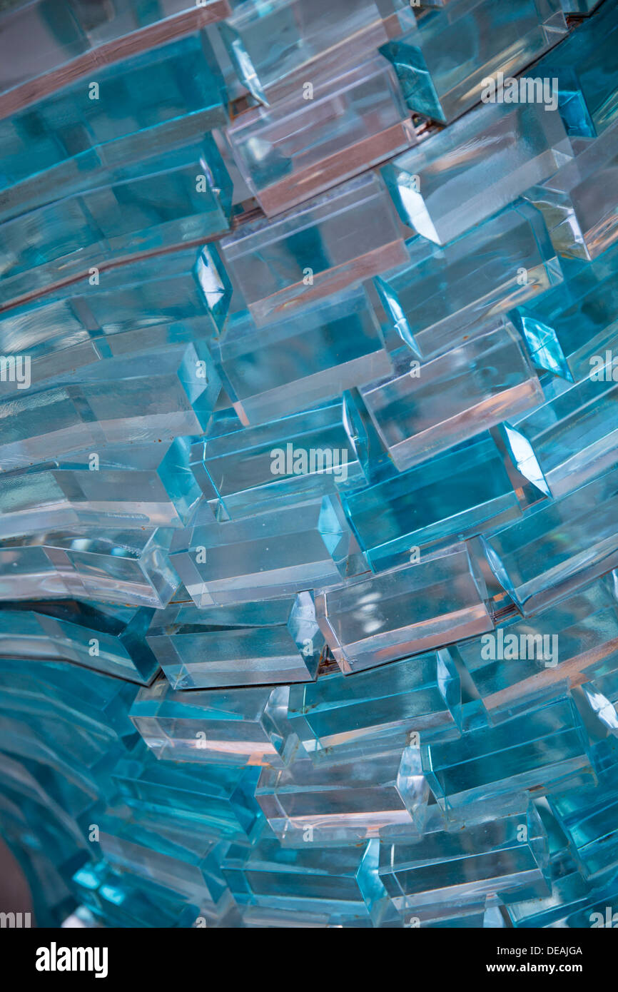 BLUE GLASS BRICKS, VENICE, ITALY Stock Photo - Alamy