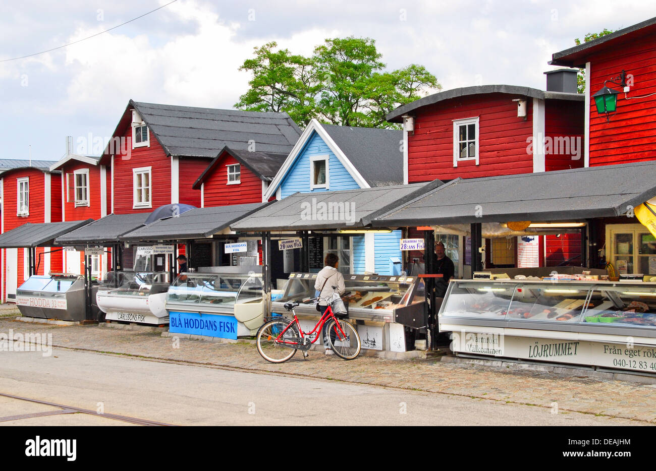 Fish market in Malmo Stock Photo - Alamy