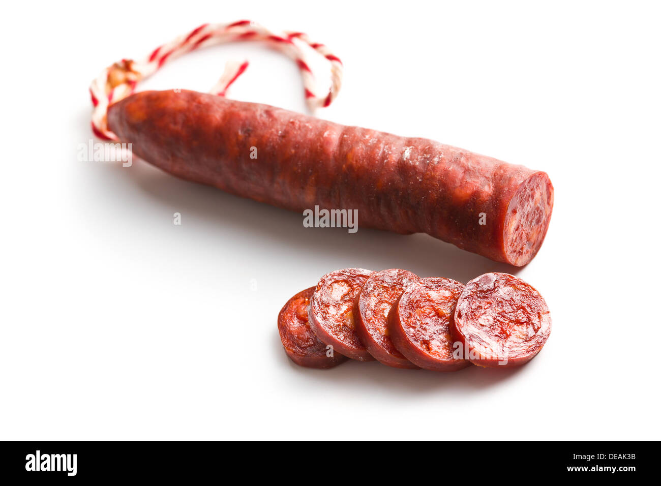 Spanish sausages Cut Out Stock Images & Pictures - Alamy