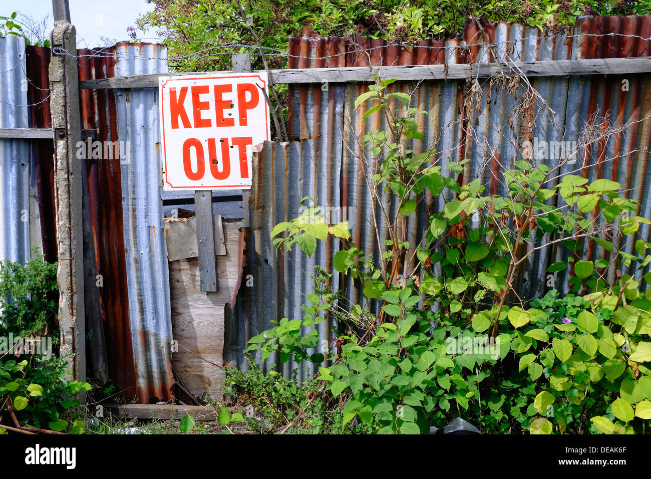 Keep Out warning sign, Essex, UK Stock Photo - Alamy