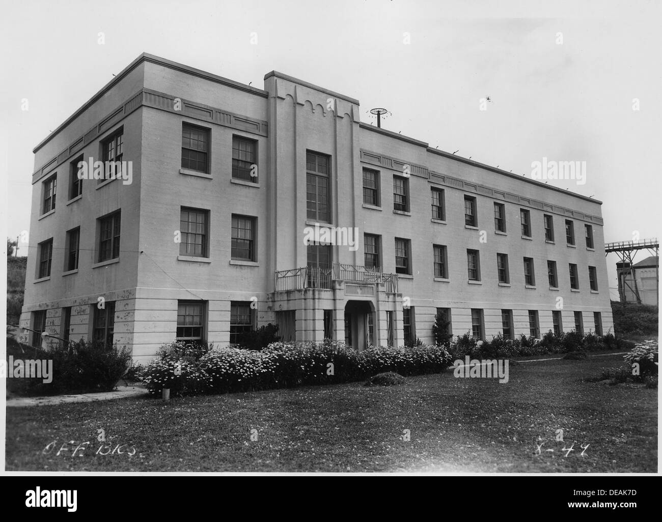 This image showcases the New Bachelor Officer Quarters built in 1931 ...