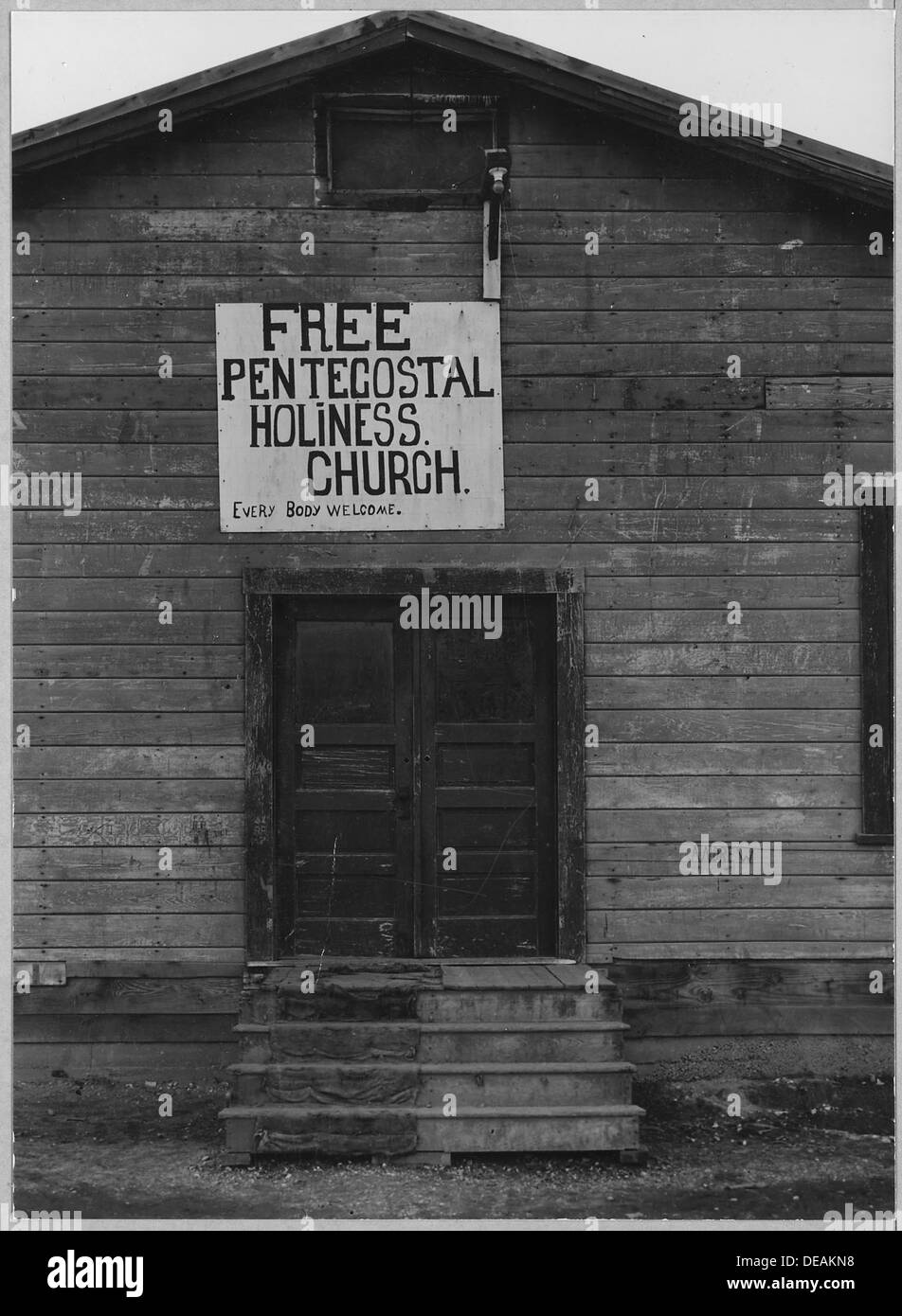 Olivehurst, Yuba County, California. Another view of church on second ...