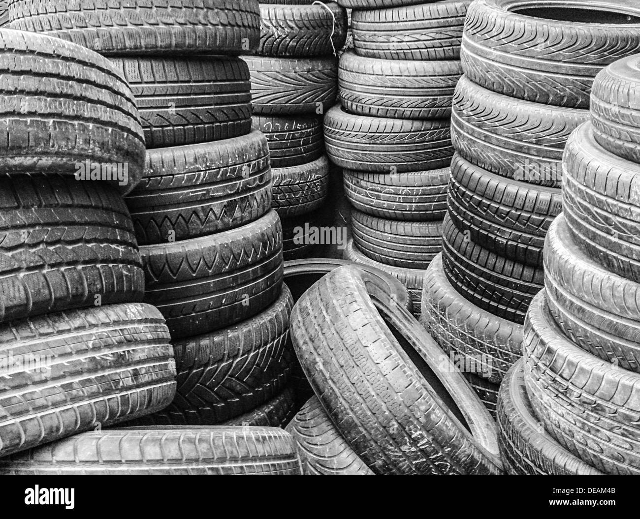 Used racing tires hi-res stock photography and images - Alamy