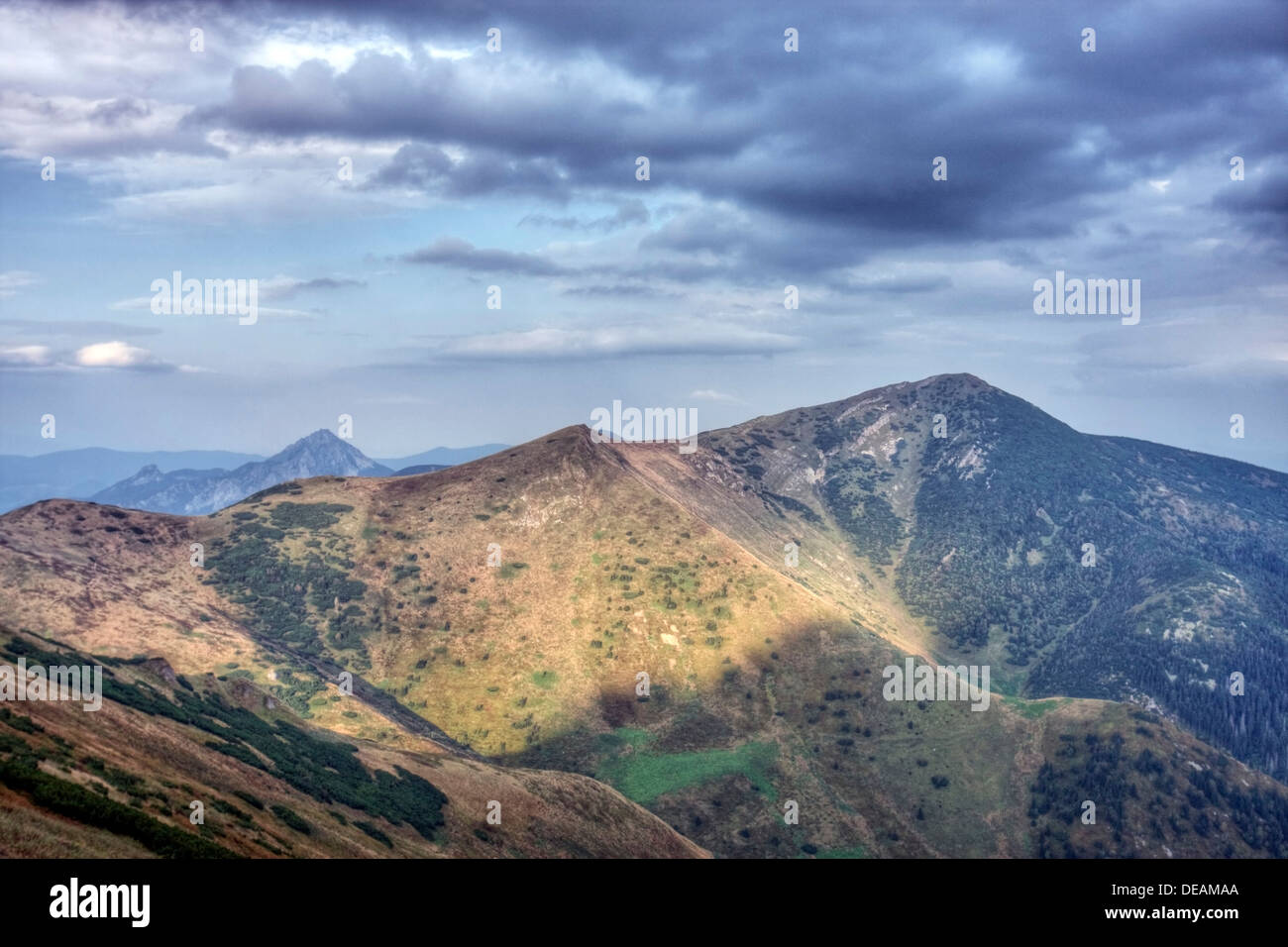 Velky Krivan peak, Mala Fatra National Park, Slovakia, Europe Stock ...