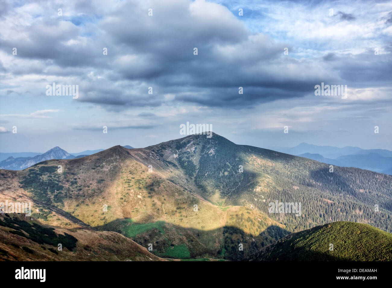 Velky Krivan peak, Mala Fatra National Park, Slovakia, Europe Stock ...