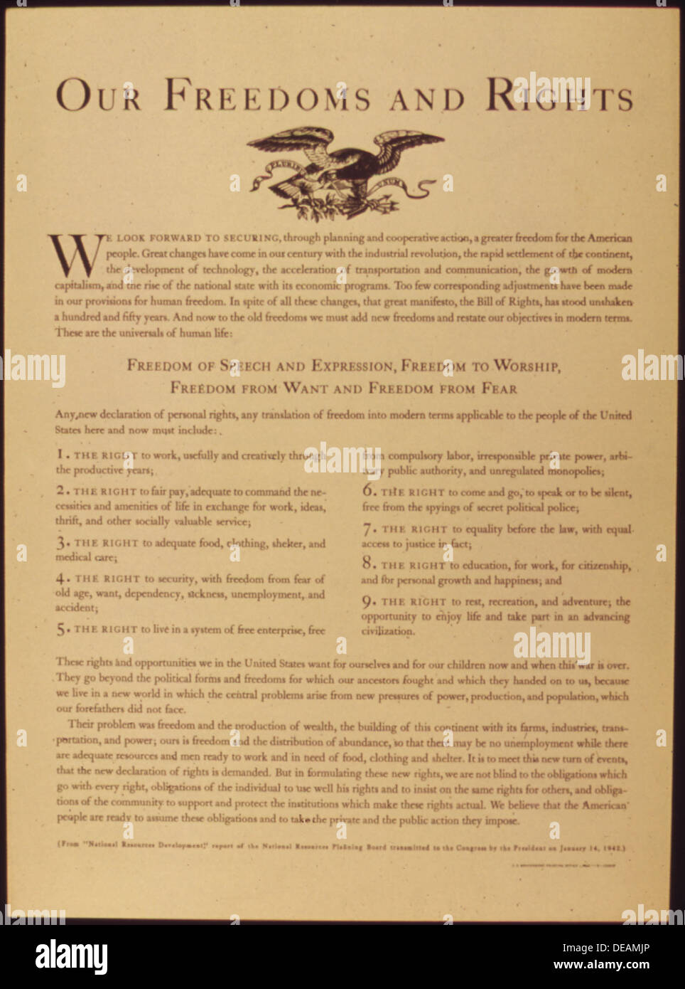 An image symbolizing the importance of freedoms and rights in American ...