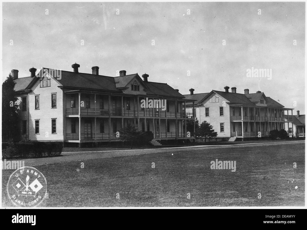Permanent barracks at Fort Stevens, Oregon, were used to house military ...