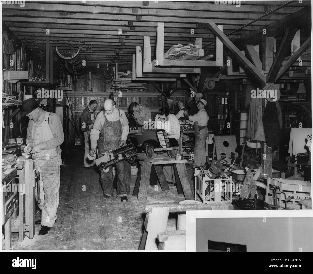 Old shop painting Black and White Stock Photos & Images - Alamy