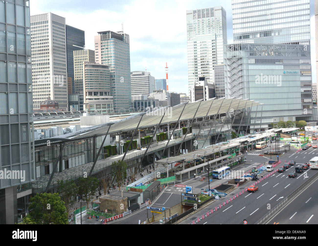 Tokyo, Japan. September 14, 2013. The Granroof complex of the east side ...