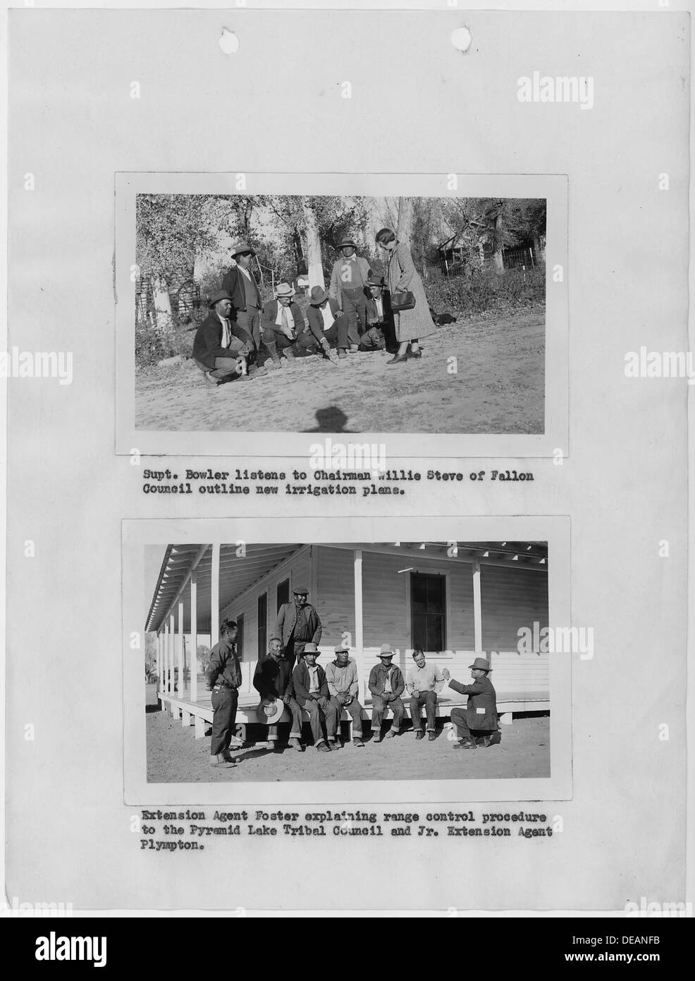 Photographs of the Fallon Tribal Council and Pyramid Lake Tribal ...