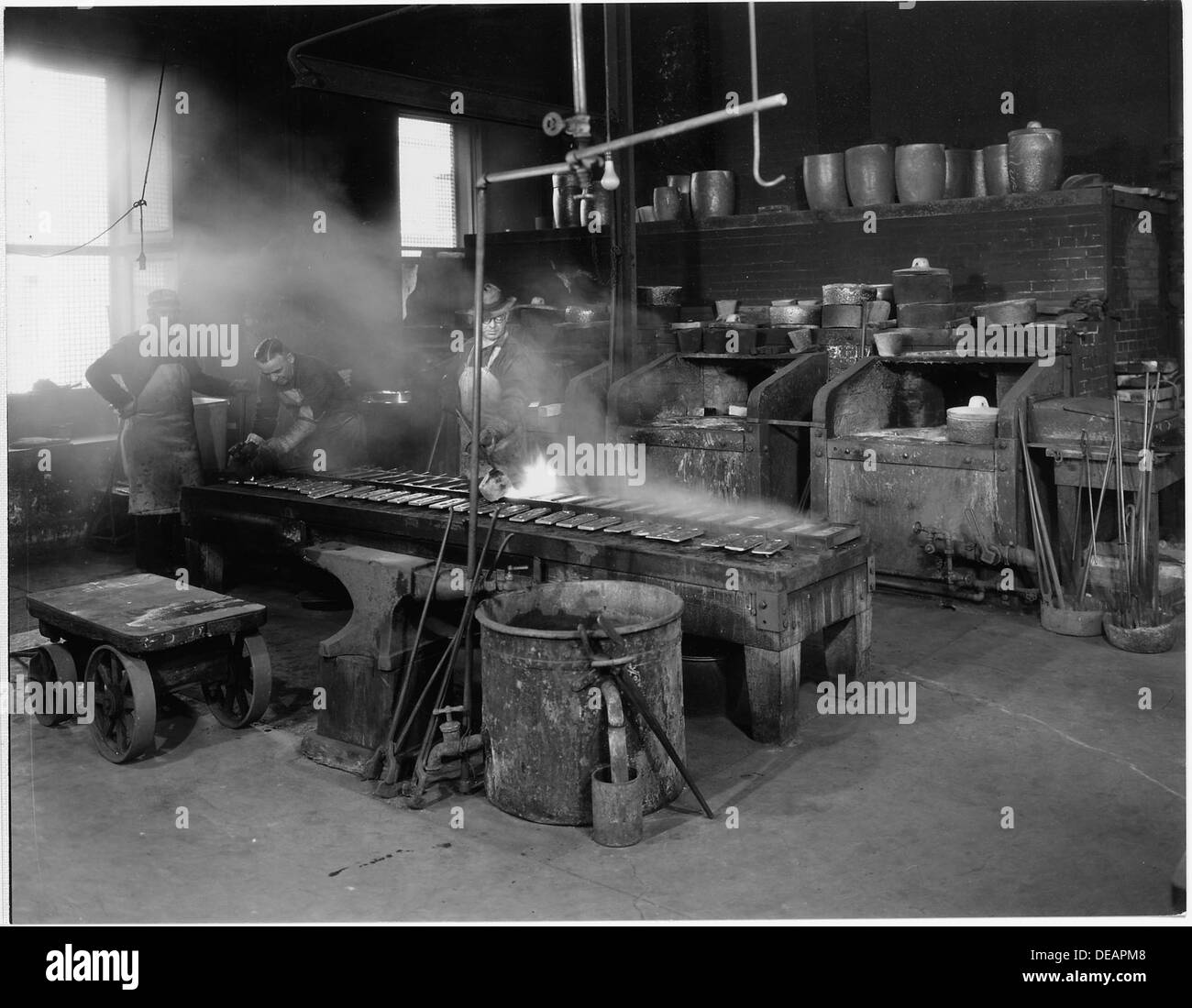 Gold refinery Black and White Stock Photos & Images - Alamy