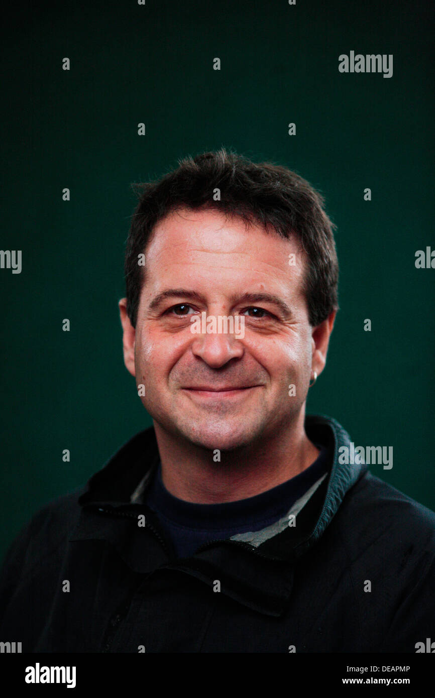 Mark Thomas at the Edinburgh Book Festival Stock Photo - Alamy