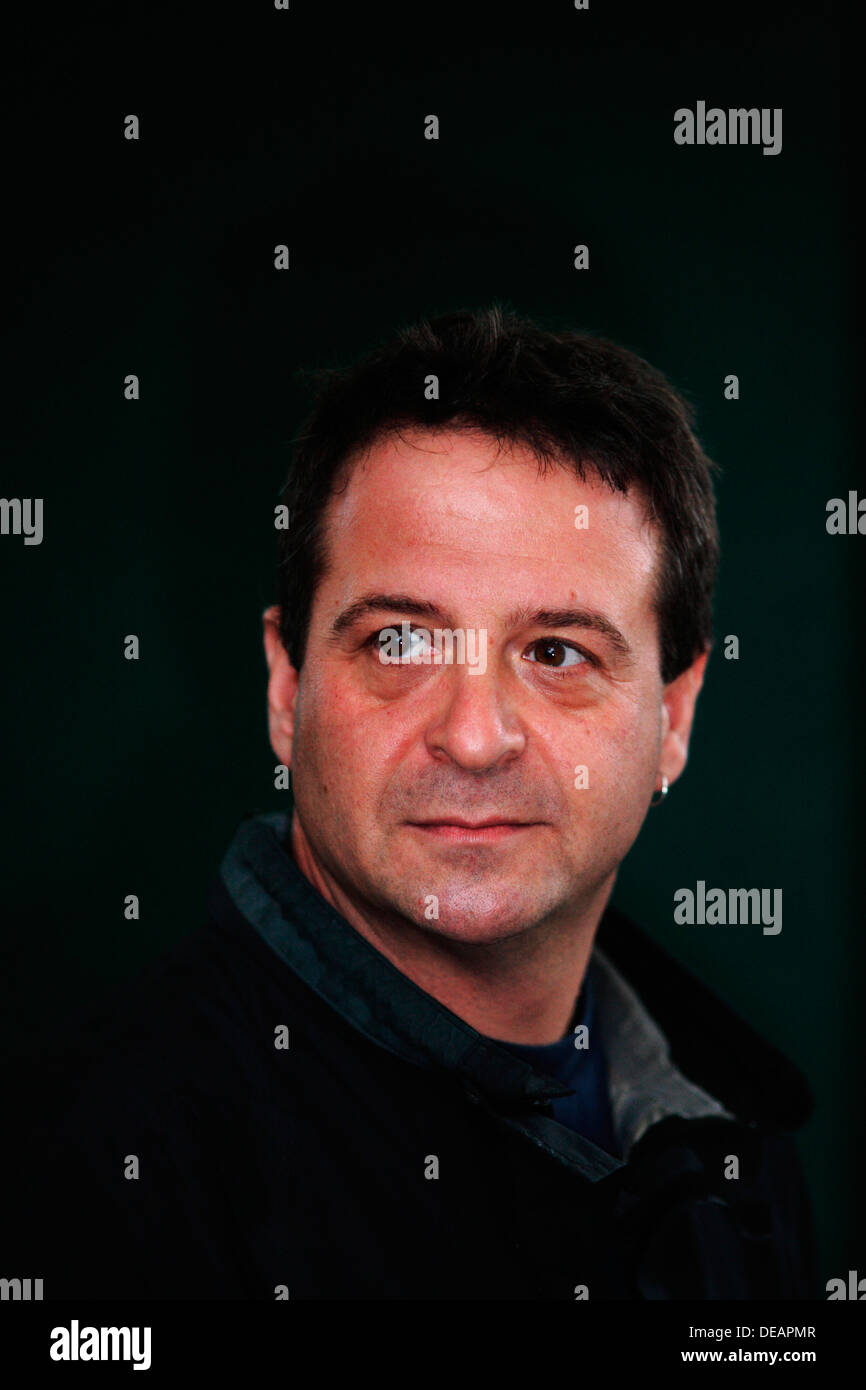 Mark Thomas at the Edinburgh Book Festival Stock Photo - Alamy