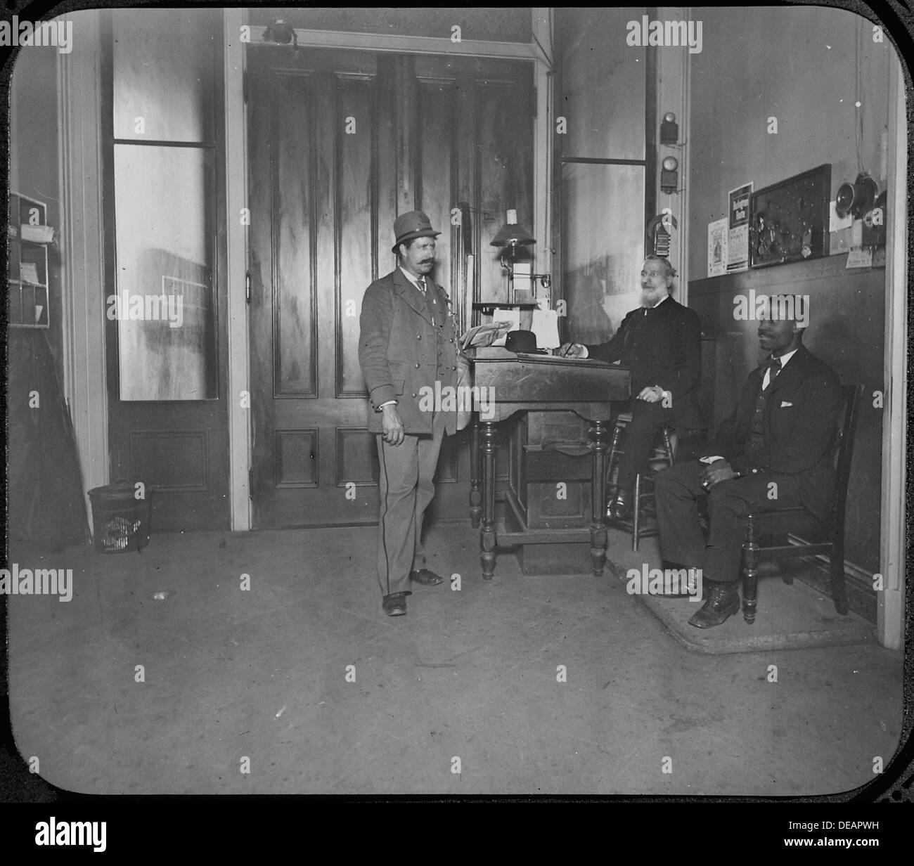 Three employees of the San Francisco Mint are captured at the main ...