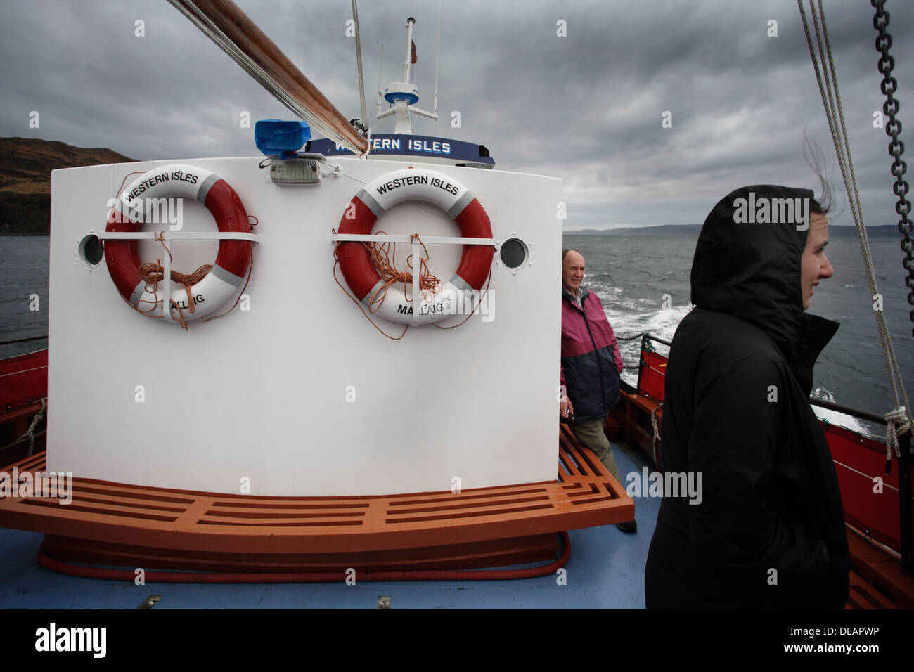 The Western Isles ferry is the main link between Mallaig and Inverie on ...