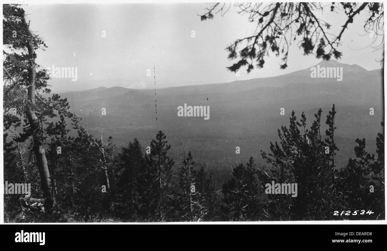 This image shows the southeastern view from the southern edge of Timber ...