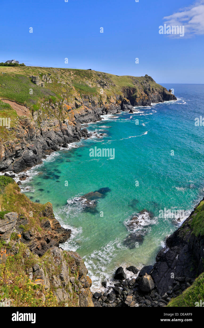 Housel Bay; Lizard; Cornwall; UK Stock Photo - Alamy