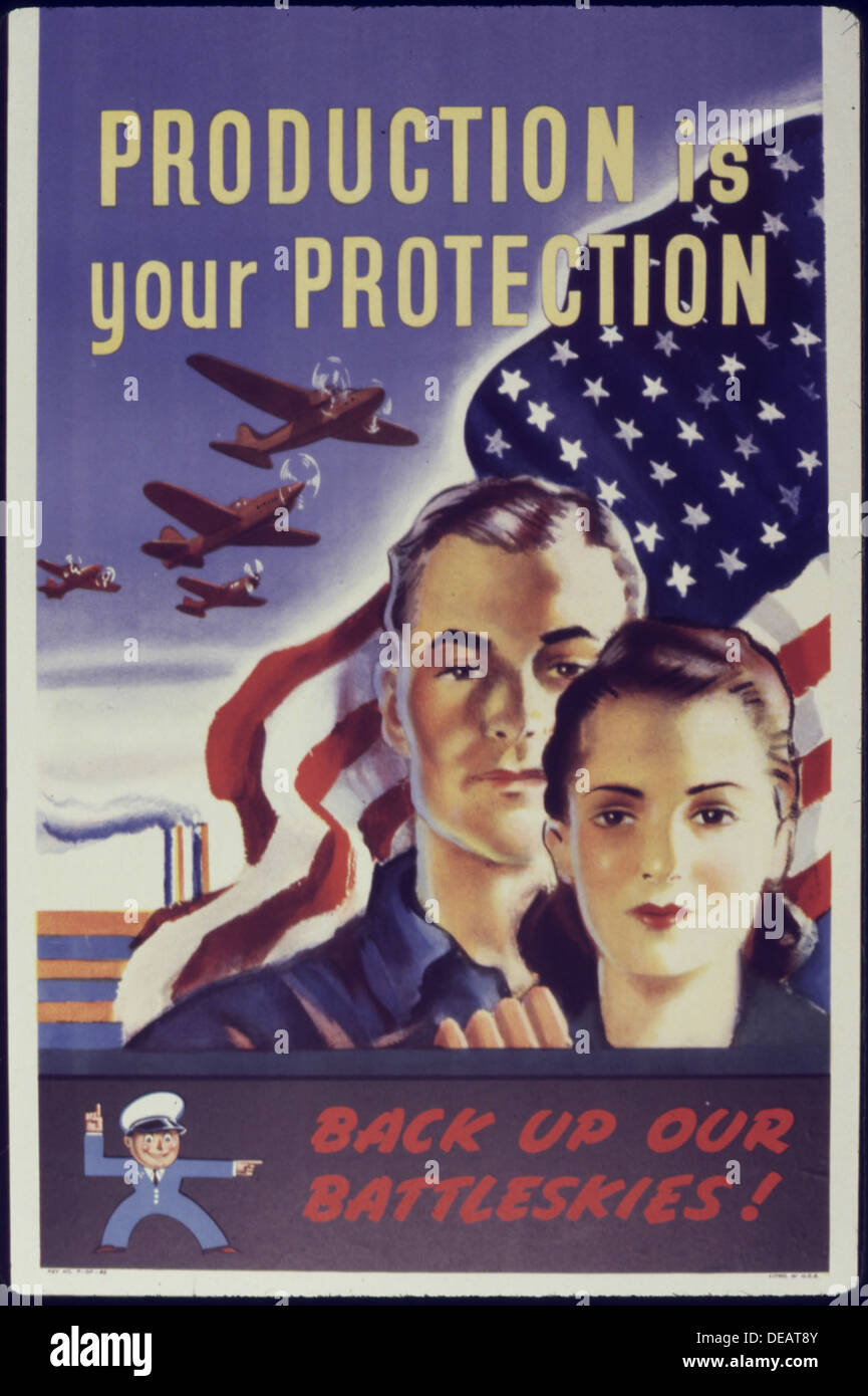 This image features a slogan emphasizing the importance of production ...