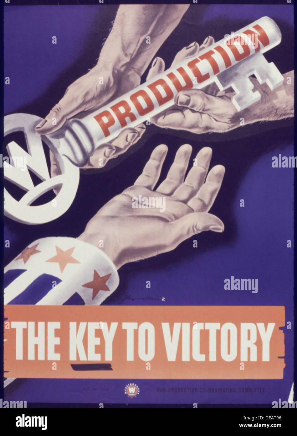 This image emphasizes the importance of production in securing victory ...