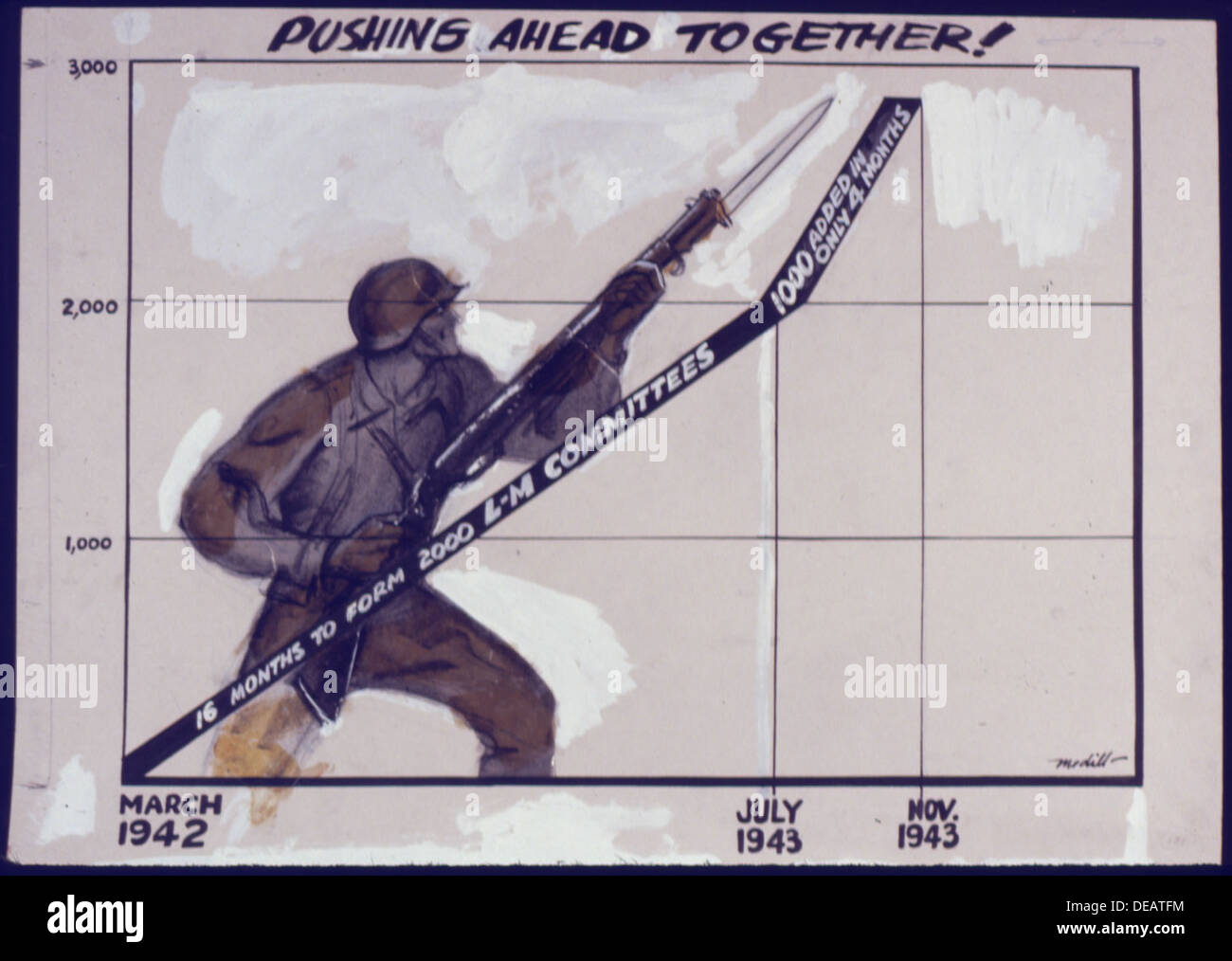 This image, titled 'Pushing Ahead Together,' captures a moment of ...