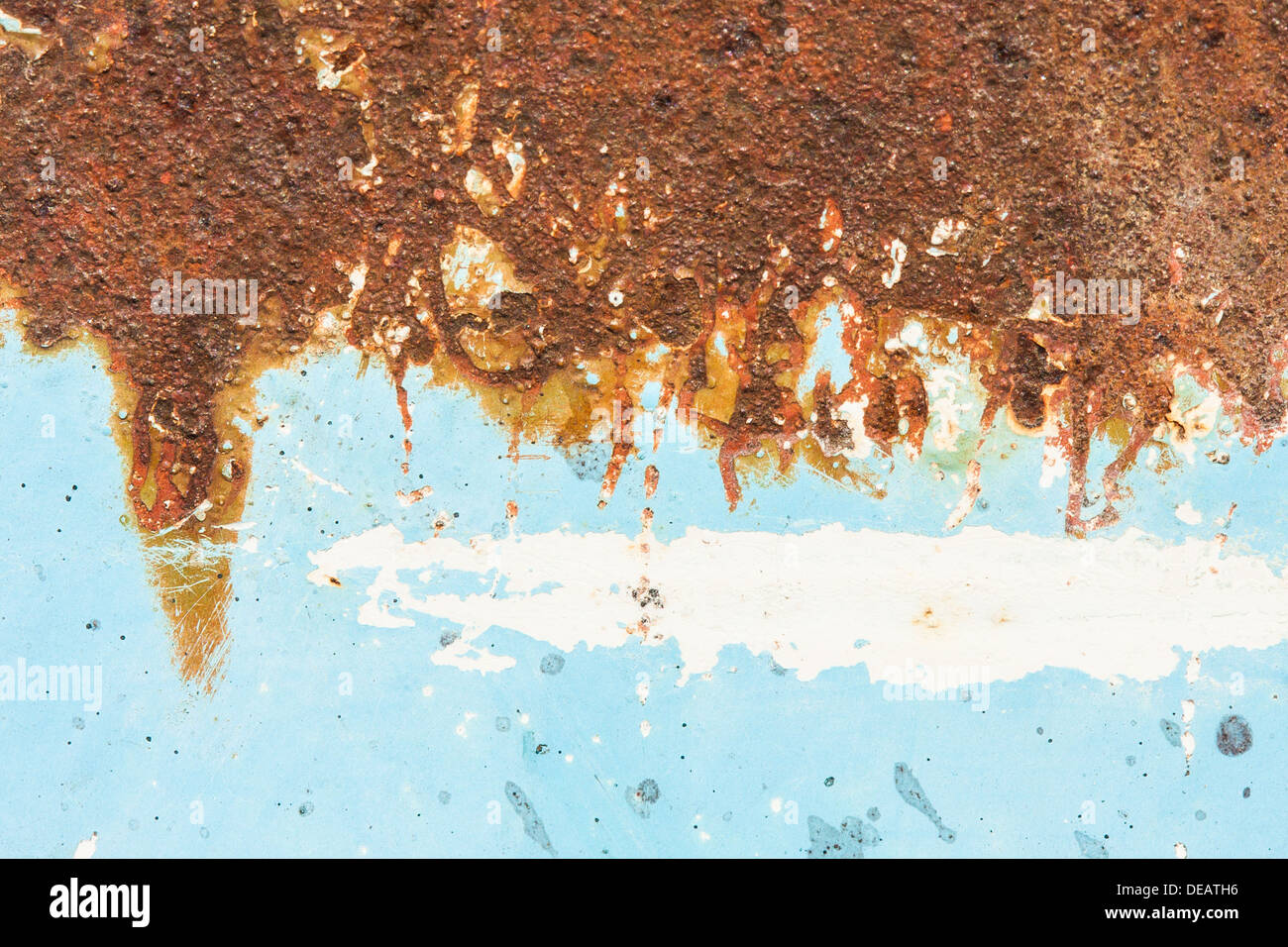 Rusty blue metallic texture background Stock Photo - Alamy