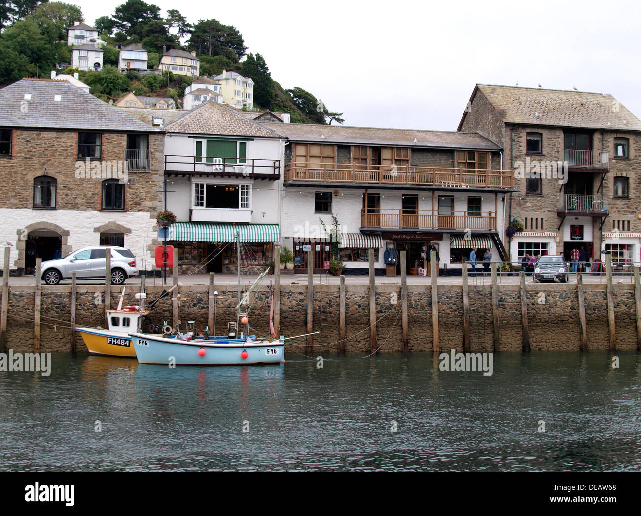 Looe harbour, Cornwall, UK 2013 Stock Photo - Alamy