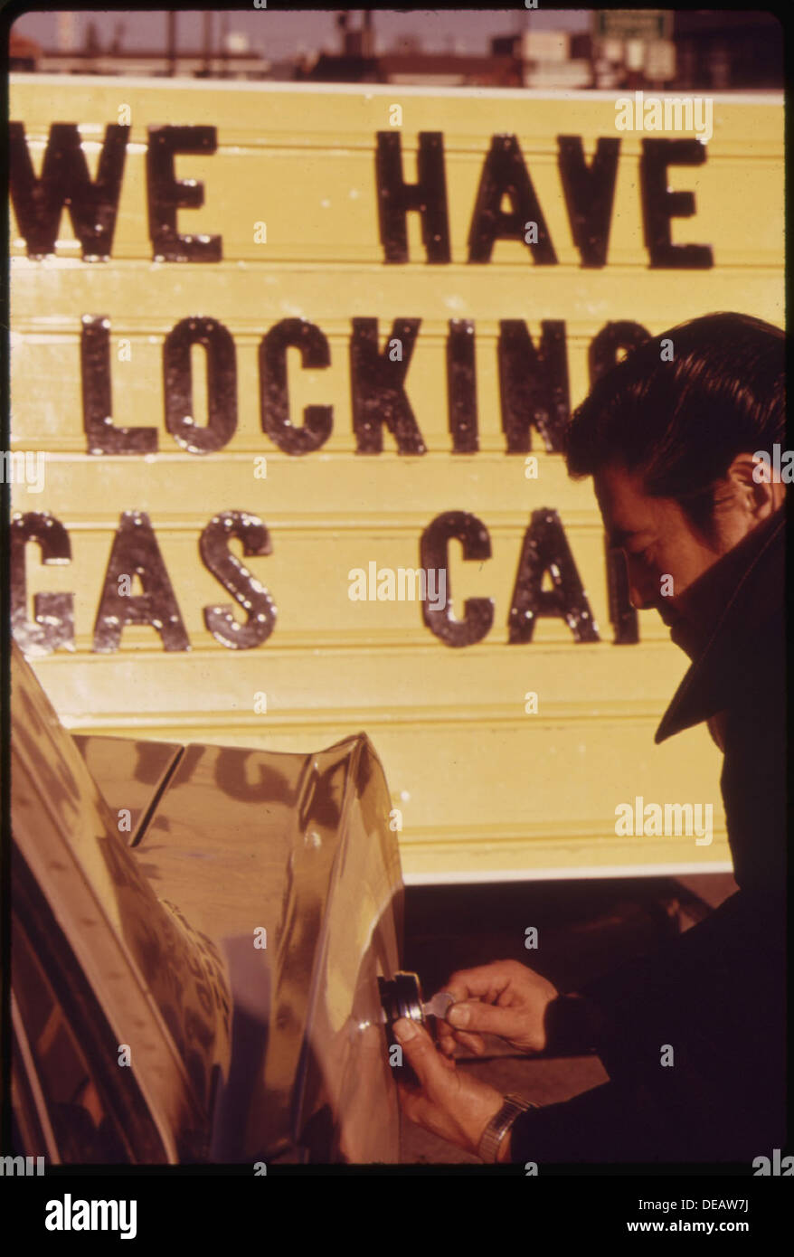 Gasoline tank locks hi-res stock photography and images - Alamy