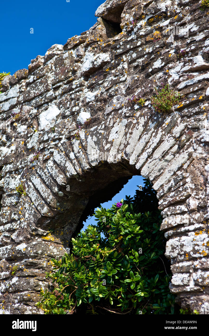 Ancient stone arch in Tenby, Pembrokeshire, Wales, UK Stock Photo - Alamy
