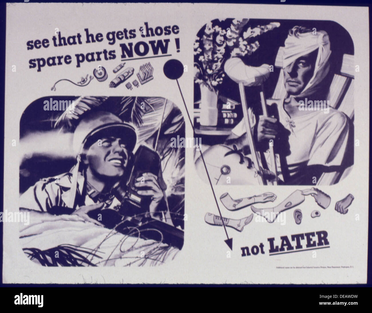 See that he gets those spare parts now not later 534542 Stock Photo - Alamy