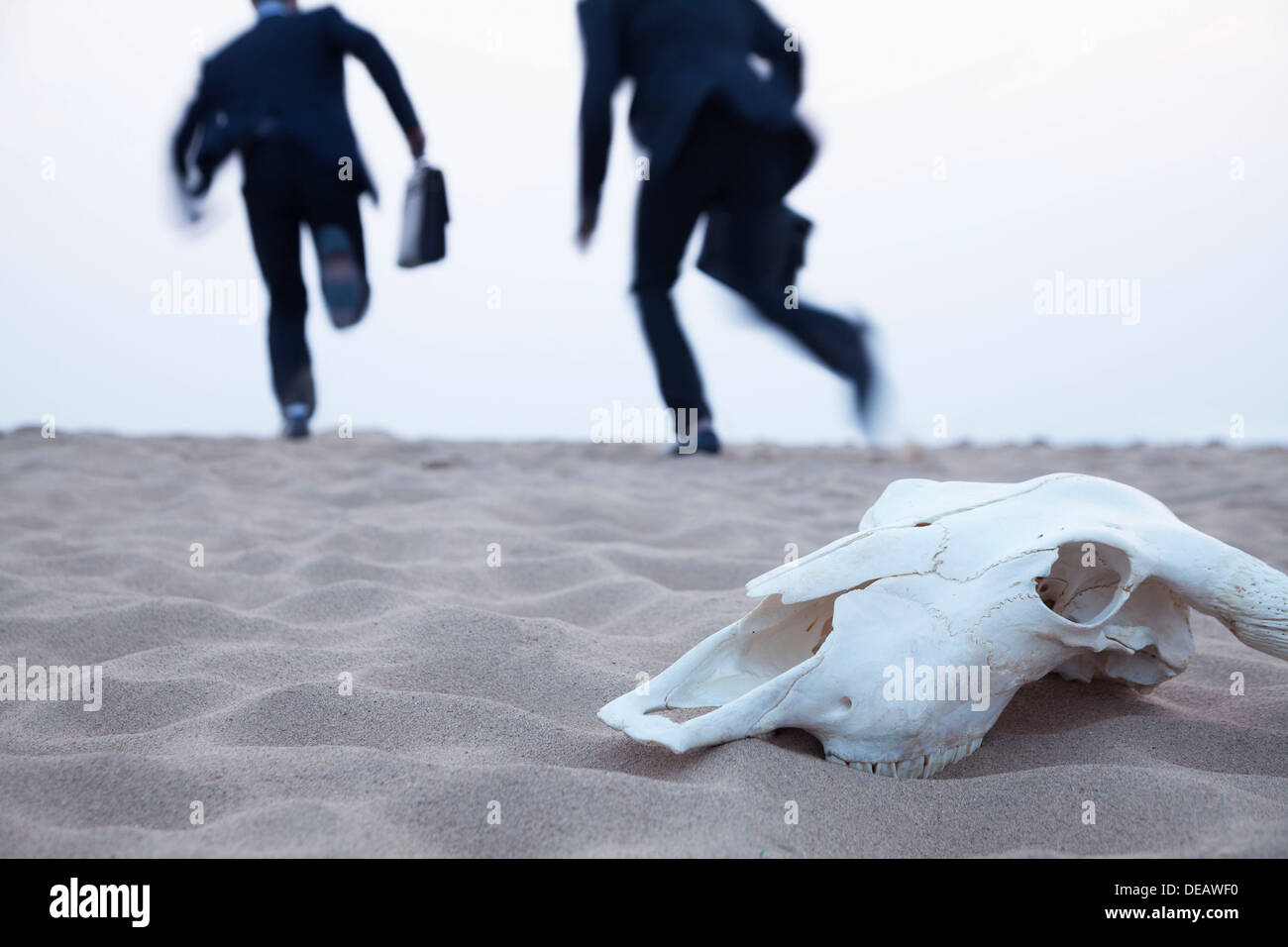 Businessman running rear view hi-res stock photography and images - Alamy