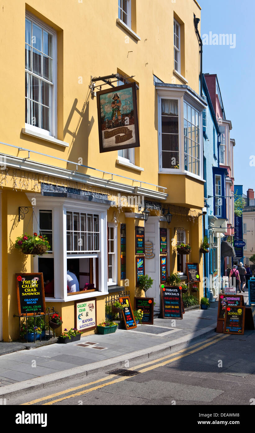 Buccaneer Inn, Tenby, Wales, UK Stock Photo - Alamy