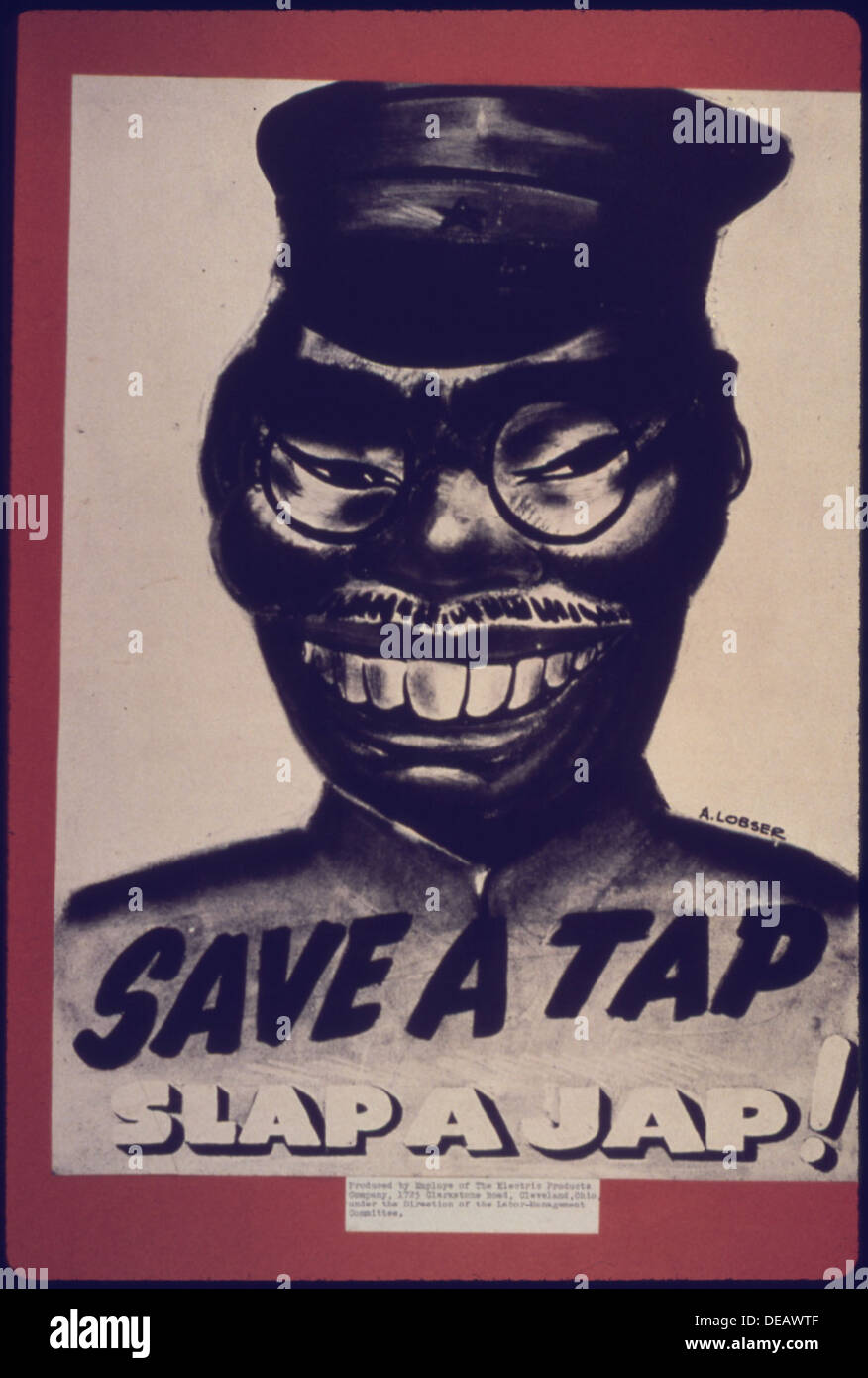 Save A Tap. Slap A Jap 5E 533908 Stock Photo: 60476095 - Alamy