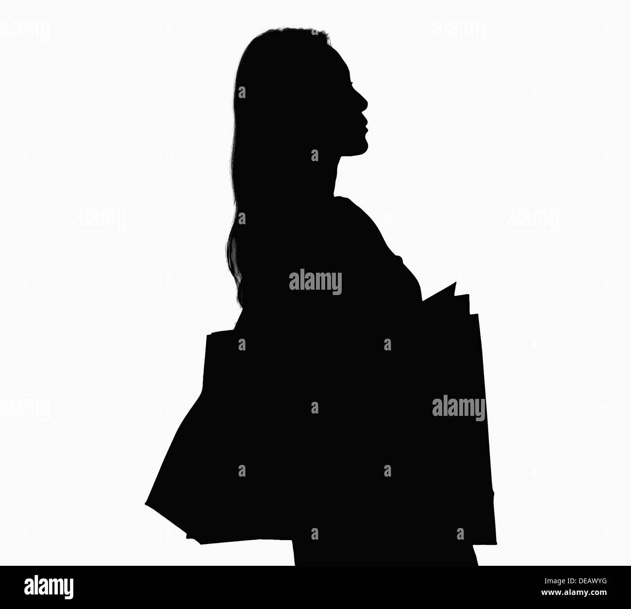 Profile image silhouette Black and White Stock Photos & Images - Alamy