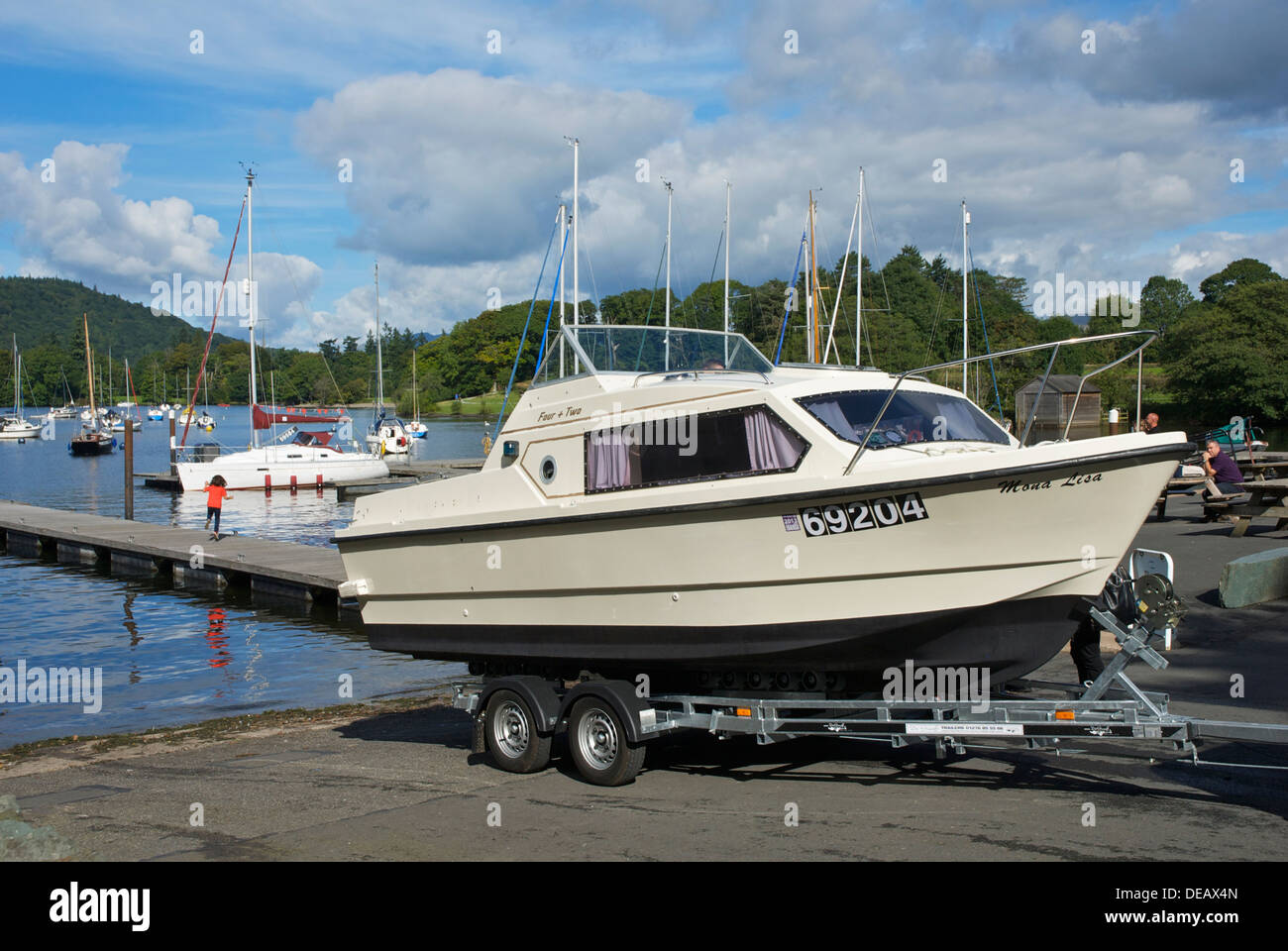 Trailer for launching boats hi-res stock photography and images - Alamy