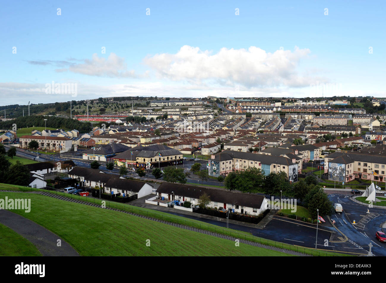 The nationalist Bogside, Derry, Londonderry, Northern Ireland,UK Stock ...