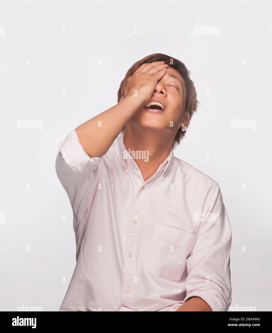 Hand Over Head Looking