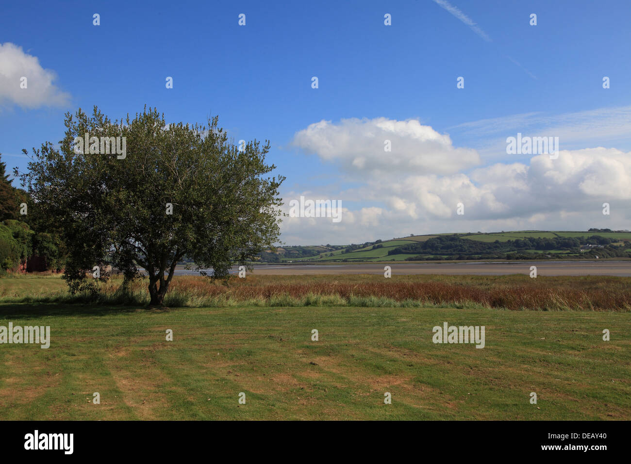 Coastal Landscape with inlet from the Sea Stock Photo - Alamy