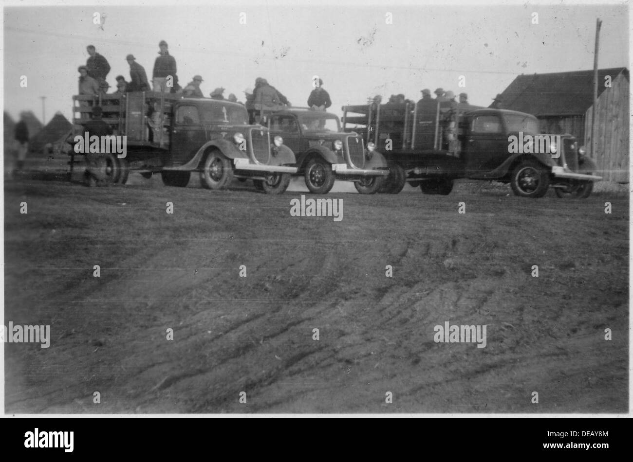 Army convoy trucks vehicles hi-res stock photography and images - Alamy