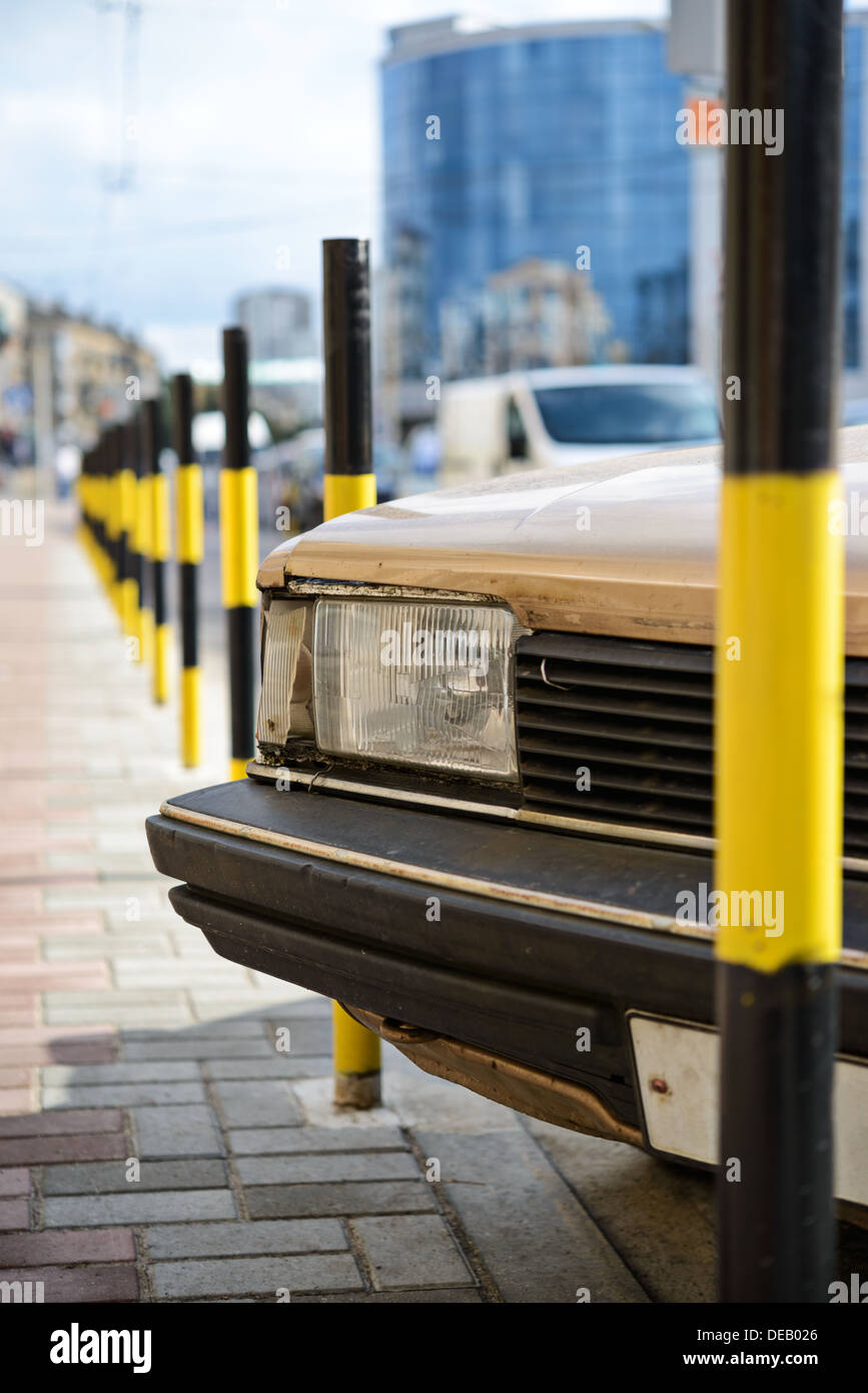 Safety columns hi-res stock photography and images - Alamy