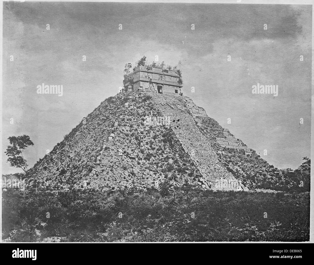The Castillo pyramid at Chichen Itza, located in Yucatan, Mexico, is ...