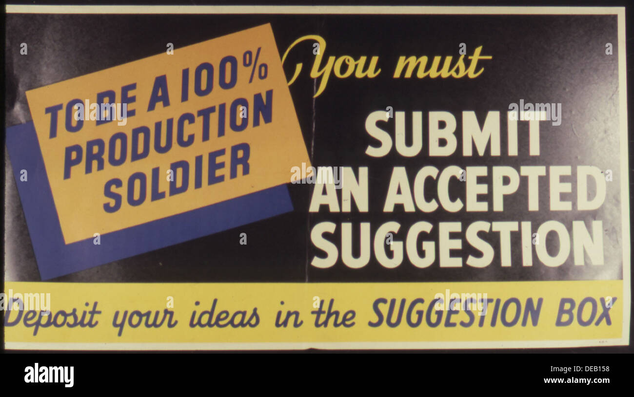 A motivational poster encouraging soldiers to submit accepted ...