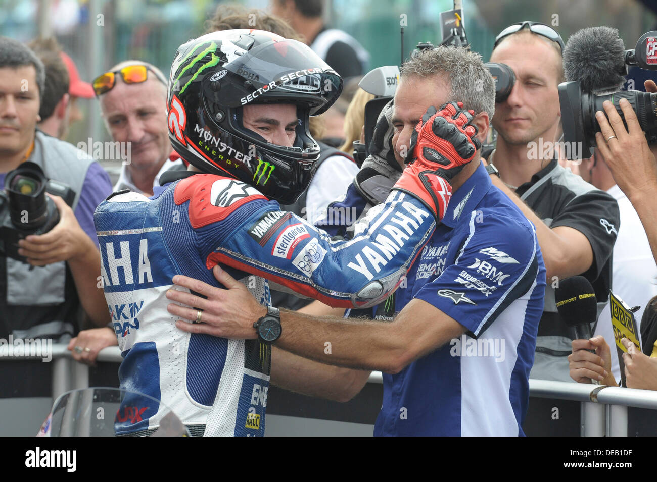 Misano,Italia. September 15th 2013.Jorge Lorenzo (Yamaha Factory Racing ...
